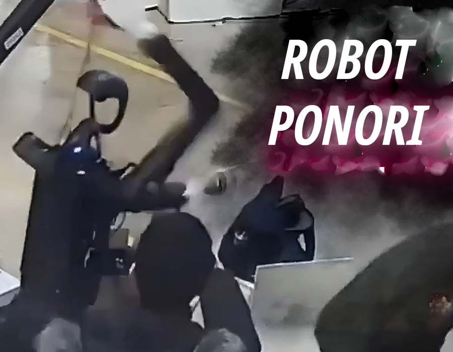 Grozljivo: Robot ponori v poskusu pobega - Tehnosfera